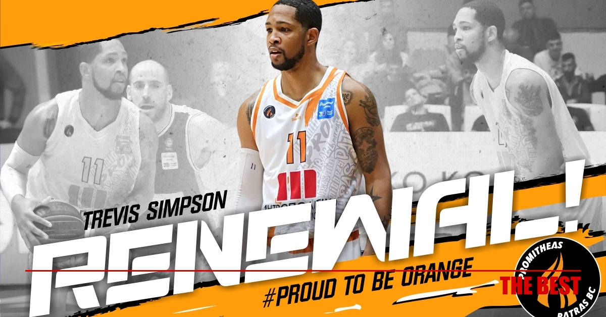 "Πατρινός" και του χρόνου ο Trevis Simpson - Μπάσκετ